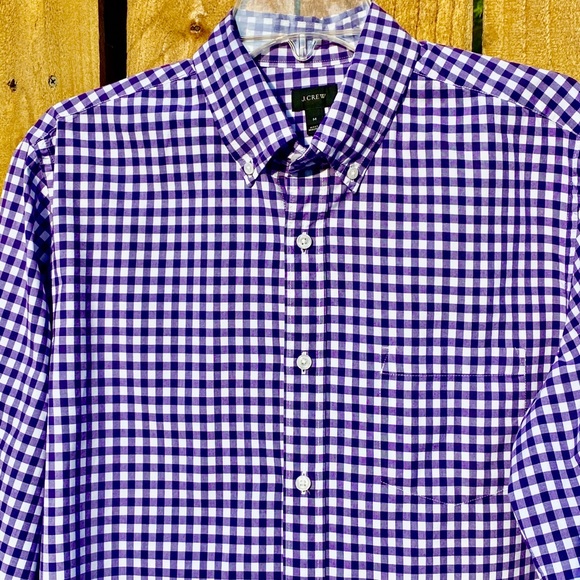 J. Crew | Shirts | Mens J Crew Gingham Ls Button Down Shirt | Poshmark